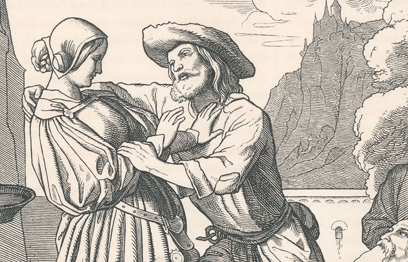 Graf Ulrich im Linzgau und Wendelgard. Udalrichinger Deutsche Geschichte 20