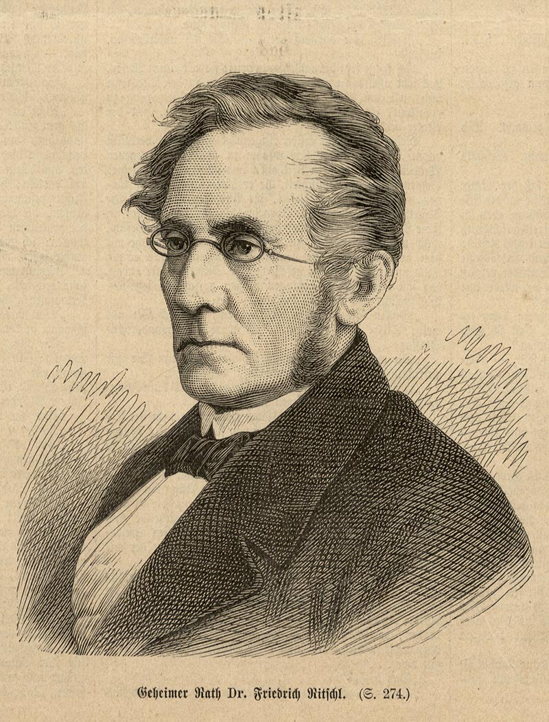 Geheimer Rath. Dr. Friedrich Ritschl Holzstich Politik Leipzig ...