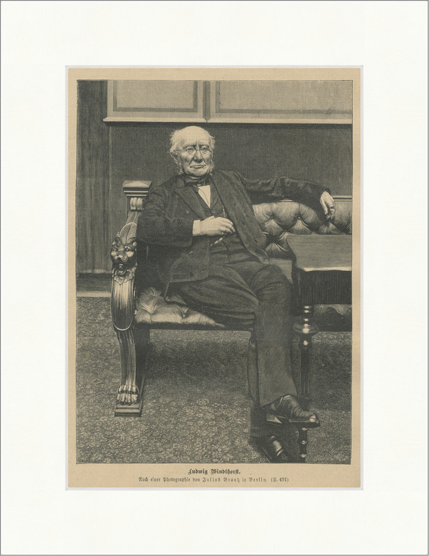 Ludwig Windthorst Politik Zentrumspartei Deutsches Kaiserreich ...